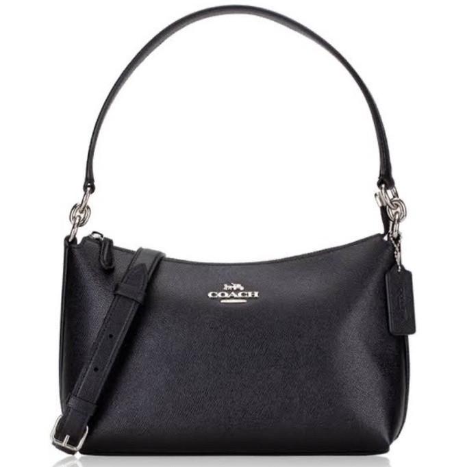 Jual TAS COACH LEWIS SHOULDER BAG IN BLACK | Shopee Indonesia