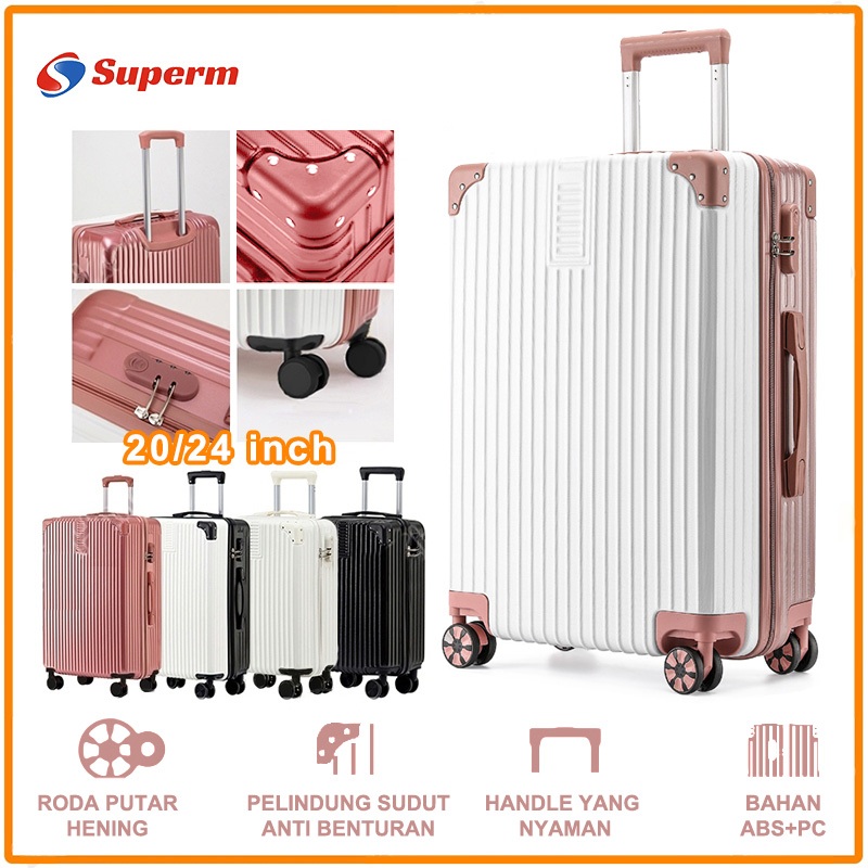 Jual PC Koper 24 Inch Jerman Baru 20 koper Kabin Bagasi Tas Travel Polo ...