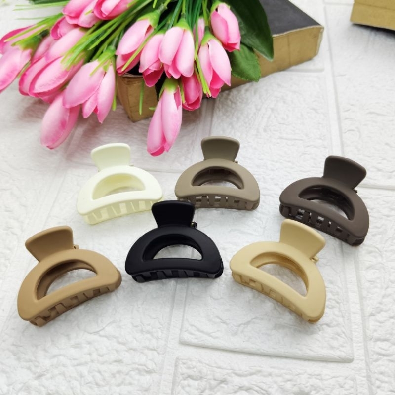 Jual Jepit Doff Matte 4 cm / Jepitan / Pin Rambut / Jedai Kekinian ...