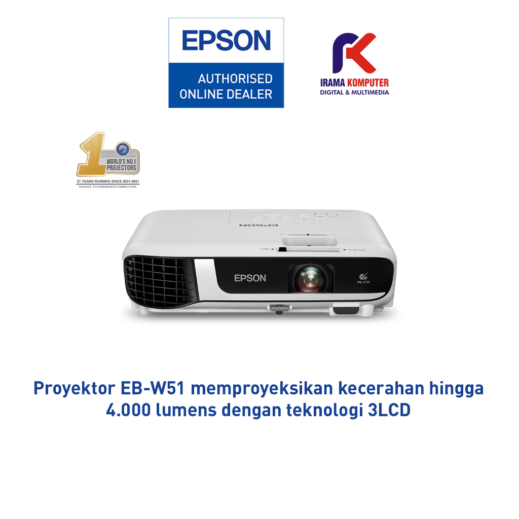Jual Projector Epson EB W51 | Shopee Indonesia