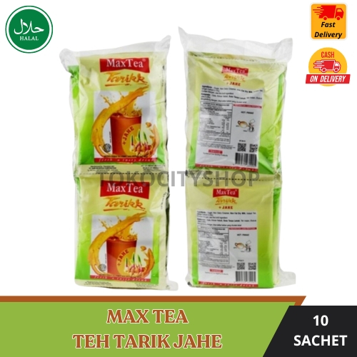Jual Teh Tarik / Max Tea Tarik Plus Jahe / Isi 10 Sachet x 25gr ...