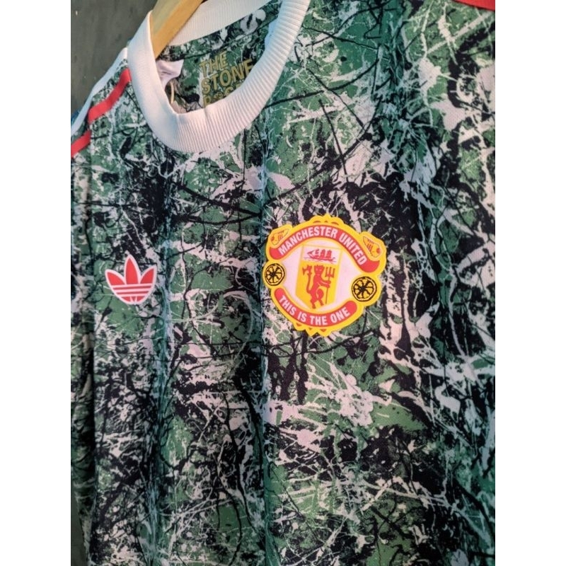 Jual [PLAYER ISSUE] PREMlUM JERSEY MAN_ UNITED MANCHESTER STONE ROSES ...