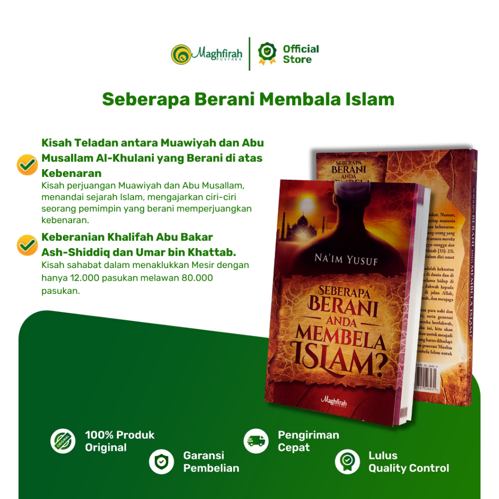 Jual Maghfirah Pustaka Seberapa Berani Anda Membela Islam Buku ...