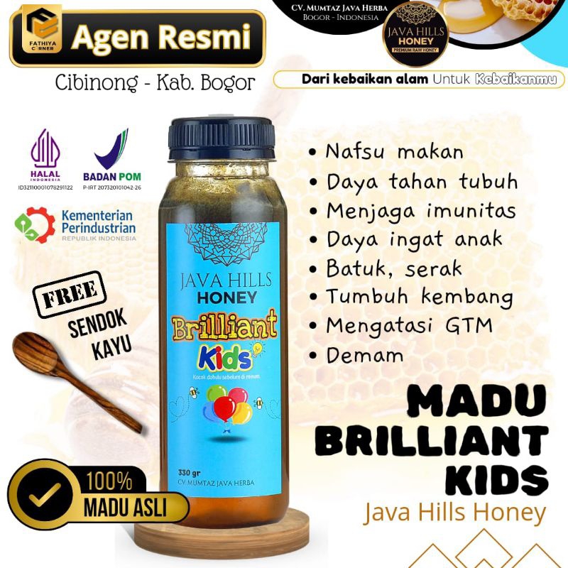 Jual Java Hills Honey Madu Brilliant Kids untuk nafsu makan anak daya ...