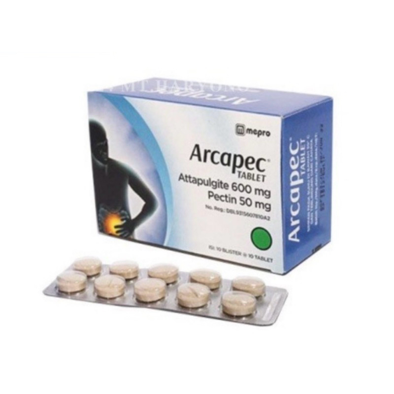 Jual Arcapec strip 10 tablet ( menghentikan diare ) | Shopee Indonesia