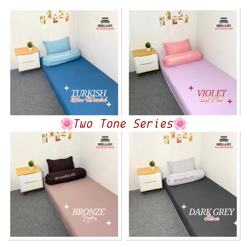 Jual Sprei Mix & Match Combine Violet Lilac Pink Terracotta Hijau ...