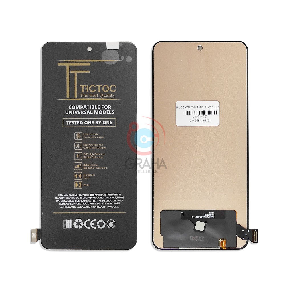 Jual LCD XIAOMI REDMI K50 ULTRA / MI 12T / MI 12T PRO FULLSET ...