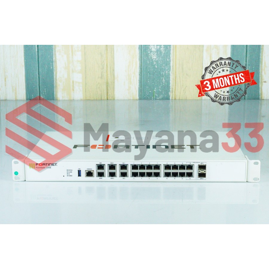 Jual Fortinet FortiGate 100E FG-100E Network Security Firewall | Shopee ...
