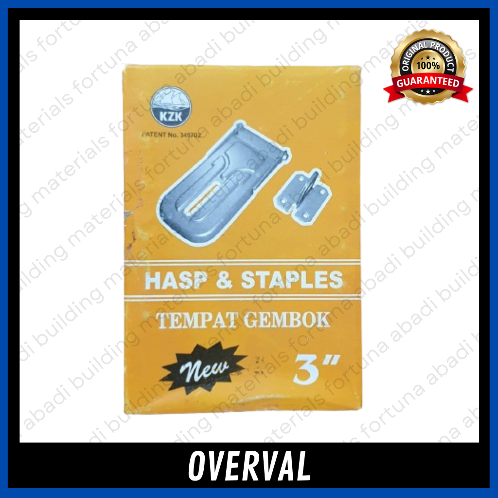 Jual Overval Tebal Chrome KZK Tempat Gembok | Shopee Indonesia