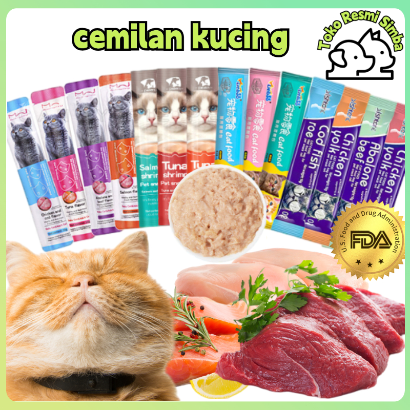 Jual Snack kucing murah Snack Hewan Peliharaan Kucing cemilan Kucing ...