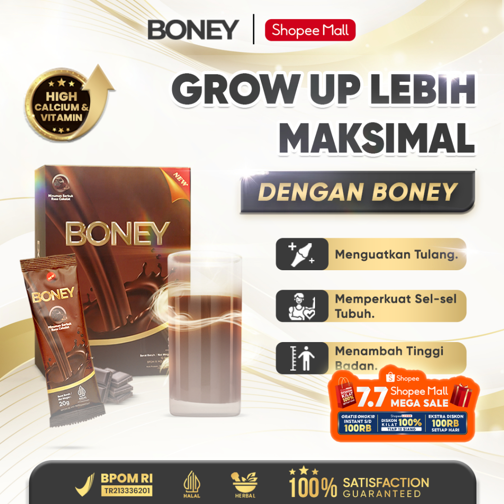 Jual SUSU BONEY / PENINGGI NO. 1 / NAIK 5-15 CM/ BPOM APPROVED | Shopee ...