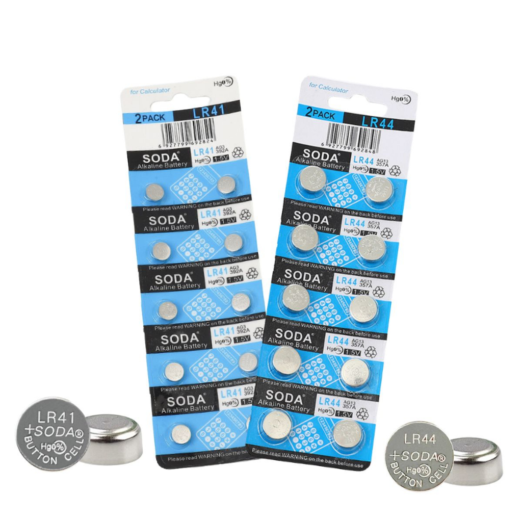 Jual Batu Baterai Kancing Soda LR41 LR44 Baterai Batrai Jam Tangan ...