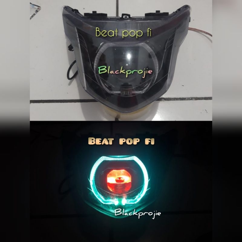 Jual REFLEKTOR BEAT POP FI NEW PROJIE BILED MATRIX PREMIUM SHORUND BMW ...