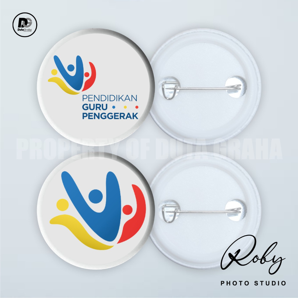 Jual [PIN PRESS] PENDIDIKAN GURU PENGGERAK Pin Bros Aksesoris Souvenir ...