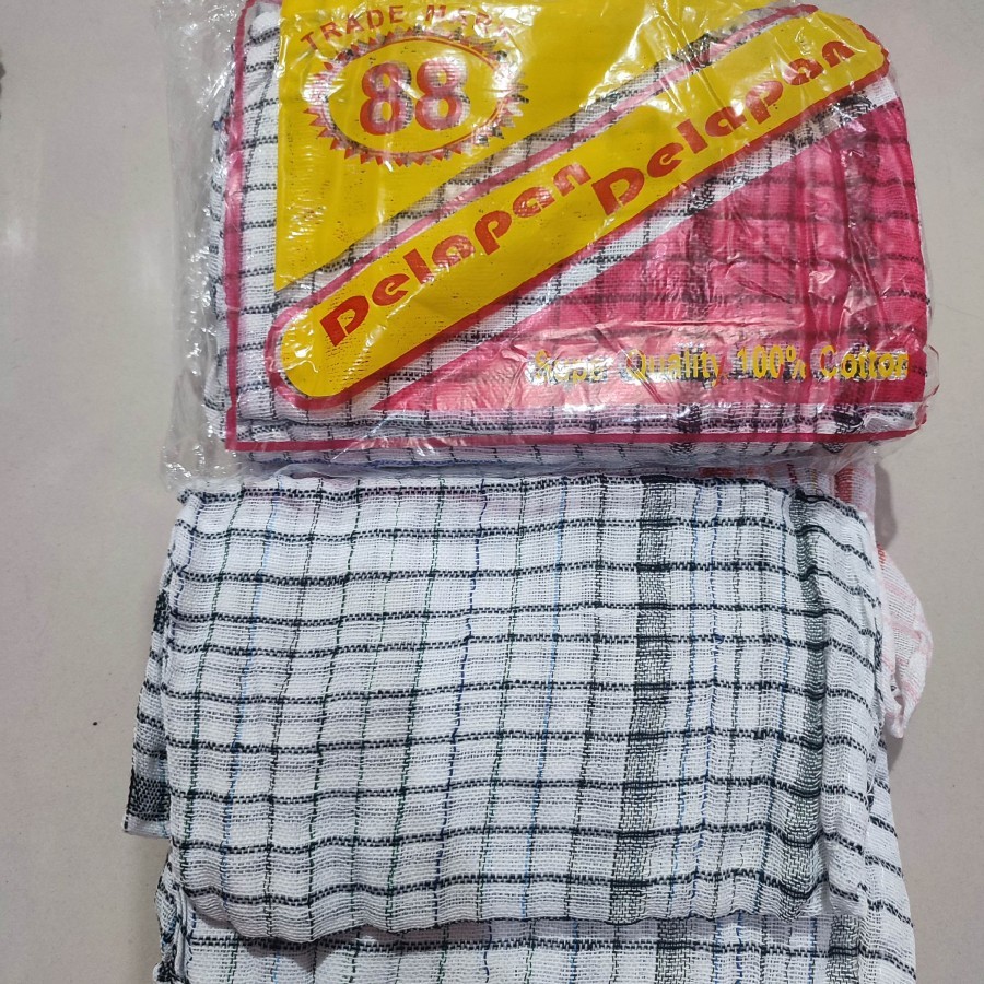 Jual kain serbet lap dapur kotak -kotak lap piring murah serbaguna ...