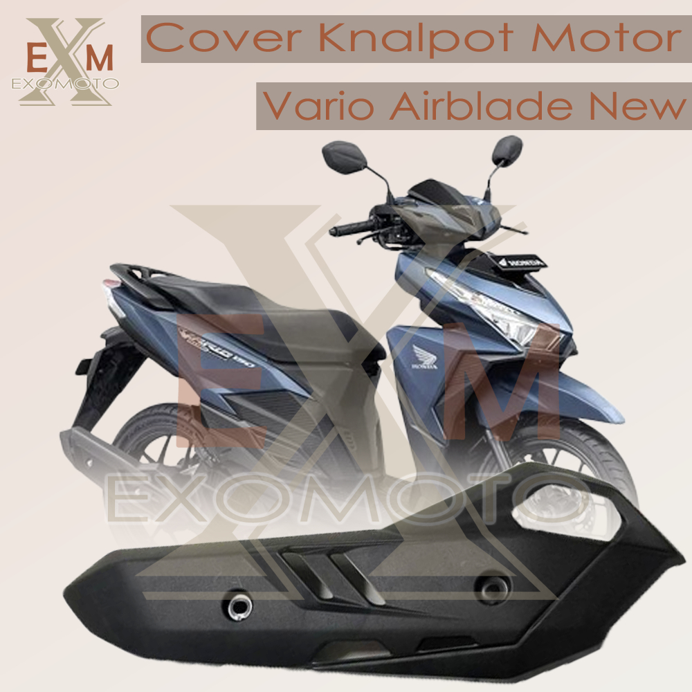 Jual Cover Pelindung Tameng Knalpot Vario Airblade New Vario Fi 2012 ...