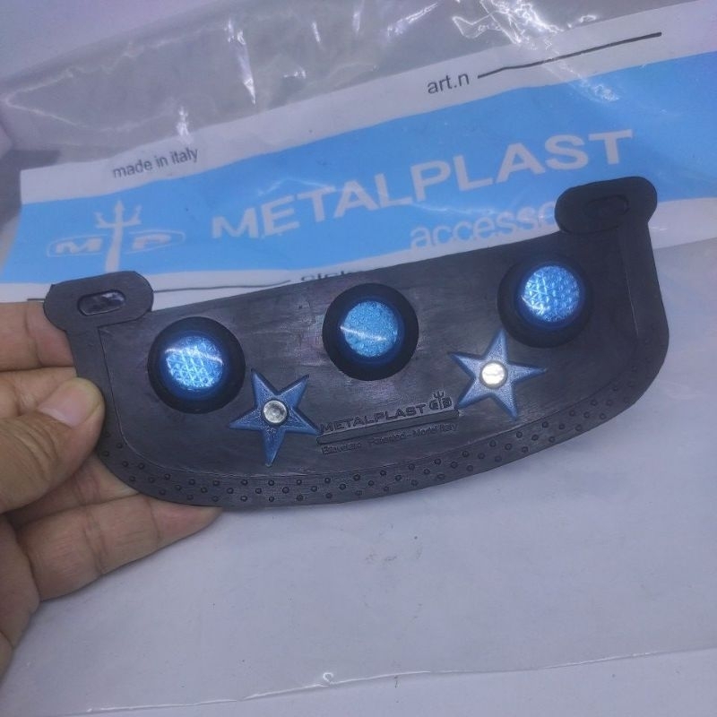 Jual Vespa Lambretta Kepet Air Metalplast Mudflap Hitam Biru Cat Eye ...