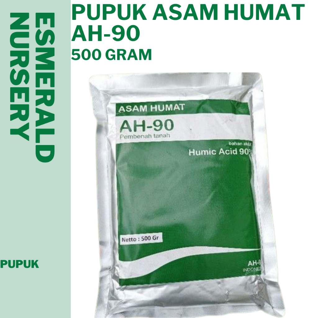 Jual 641 Pupuk Asam Humat AH-90 500 gram Polimer Organik pembenah tanah nutrisi tanah anggrek ...