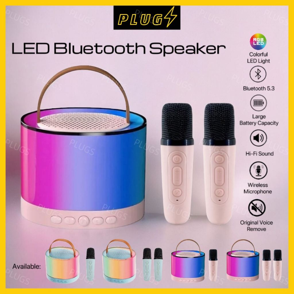 Jual [COD] PLUGS Bluetooth Speaker K52 Mic Karaoke Speaker Portable ...