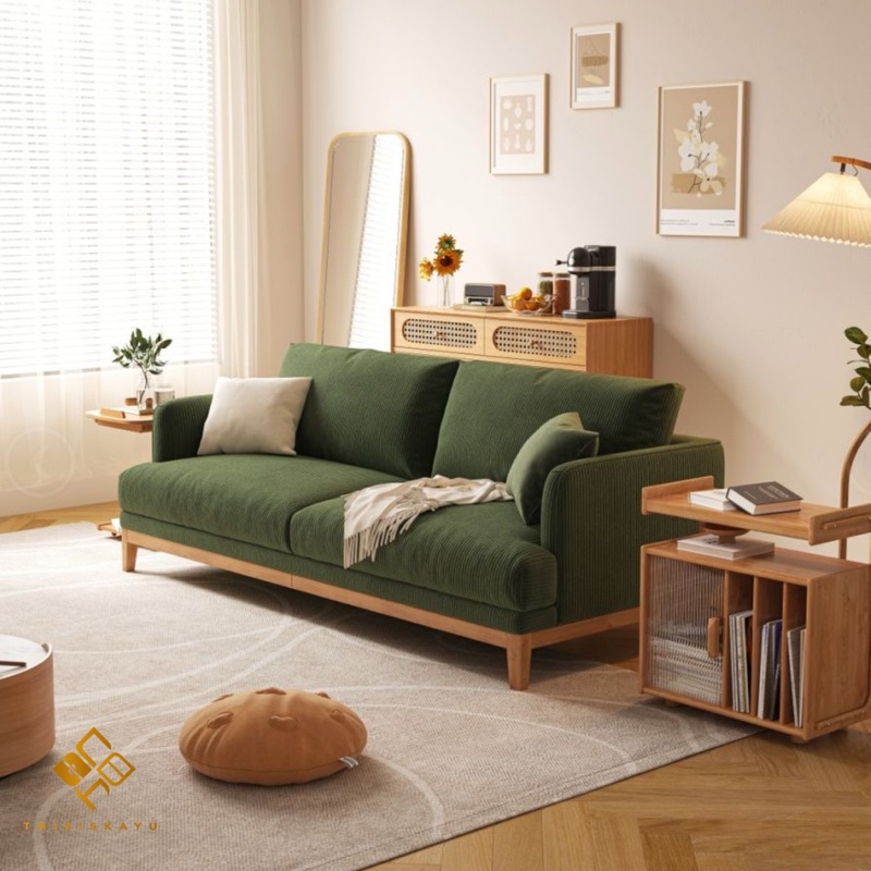 Jual SOFA TAMU KEKINIAN GAYA SCANDINAVIAN KLASIK MODERN | SOFA TAMU KAYU JATI ASLI GAYA JAPANDI ...