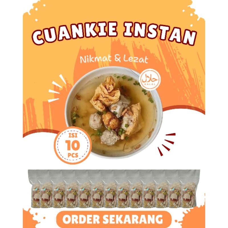 Jual Cuankie instant paket 10 pcs khas mang tektek, cuankie khas ...