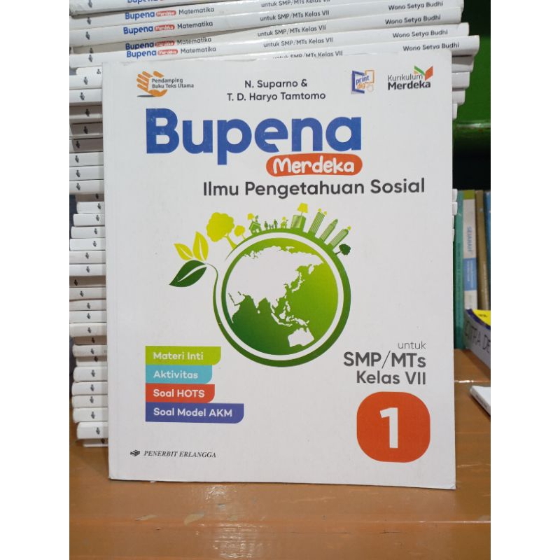 Jual Bupena Merdeka Ilmu Pengetahuan Sosial Kelas 7 SMP / MTs Kurikulum Merdeka | Shopee Indonesia