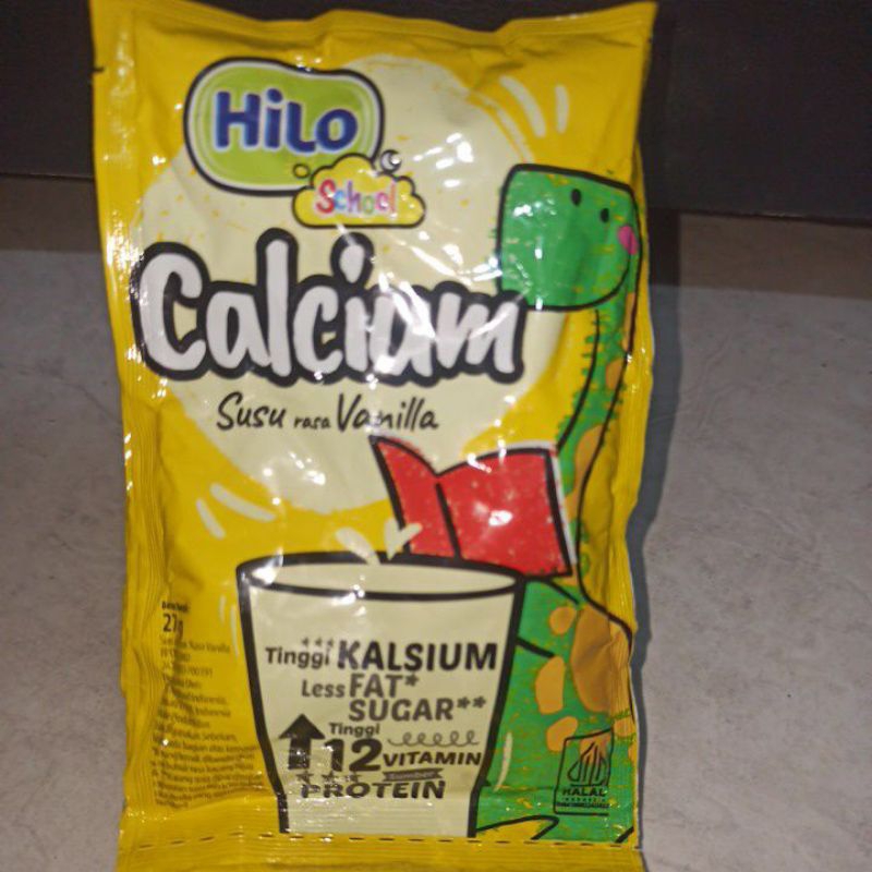 Jual Hilo School Calcium Vanilla isi 10 sachet @27gr | Shopee Indonesia