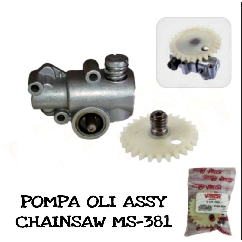 Jual Pompa oli senso dan gear pompa chainsaw kecil Ms038/381 | Shopee ...