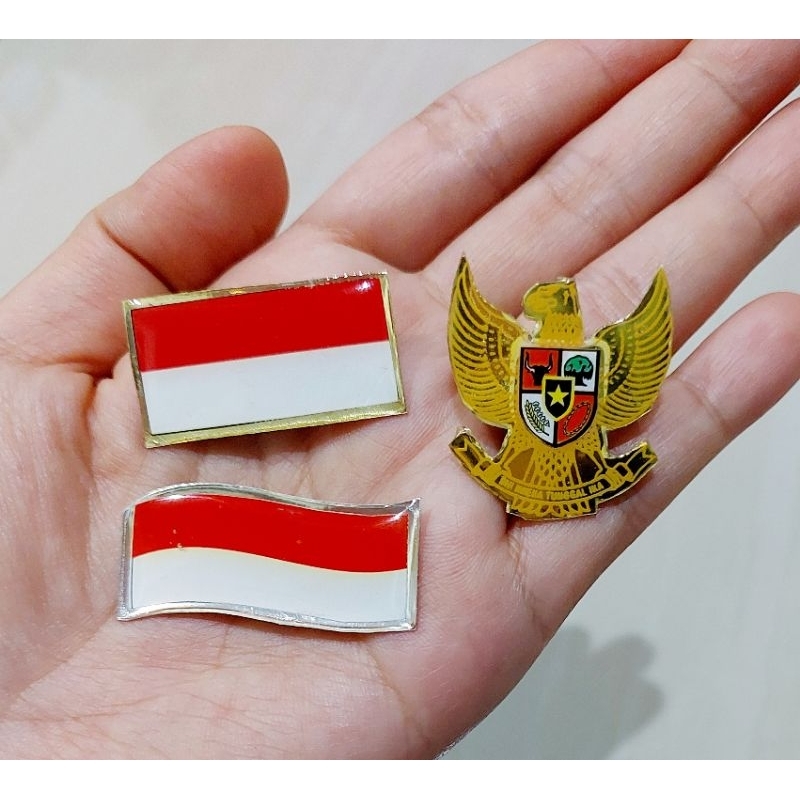 Jual Bros Bendera Pin Merah putih Garuda Pancasila | Shopee Indonesia
