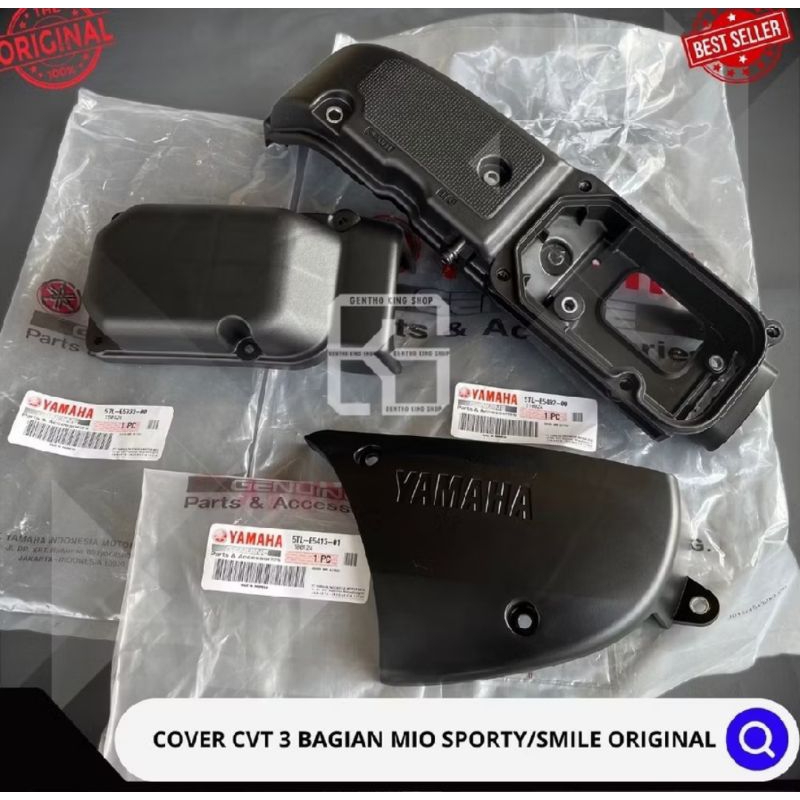 Jual cover cvt mio sporty mio smile original set 3bagian | Shopee Indonesia