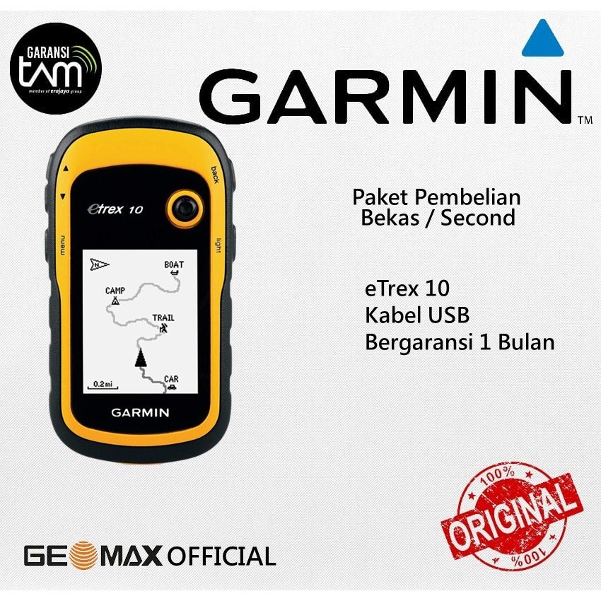 Jual Gps Garmin Etrex 10 Bekas / Gps Garmin Etrex 10 Bekas Batangan ...