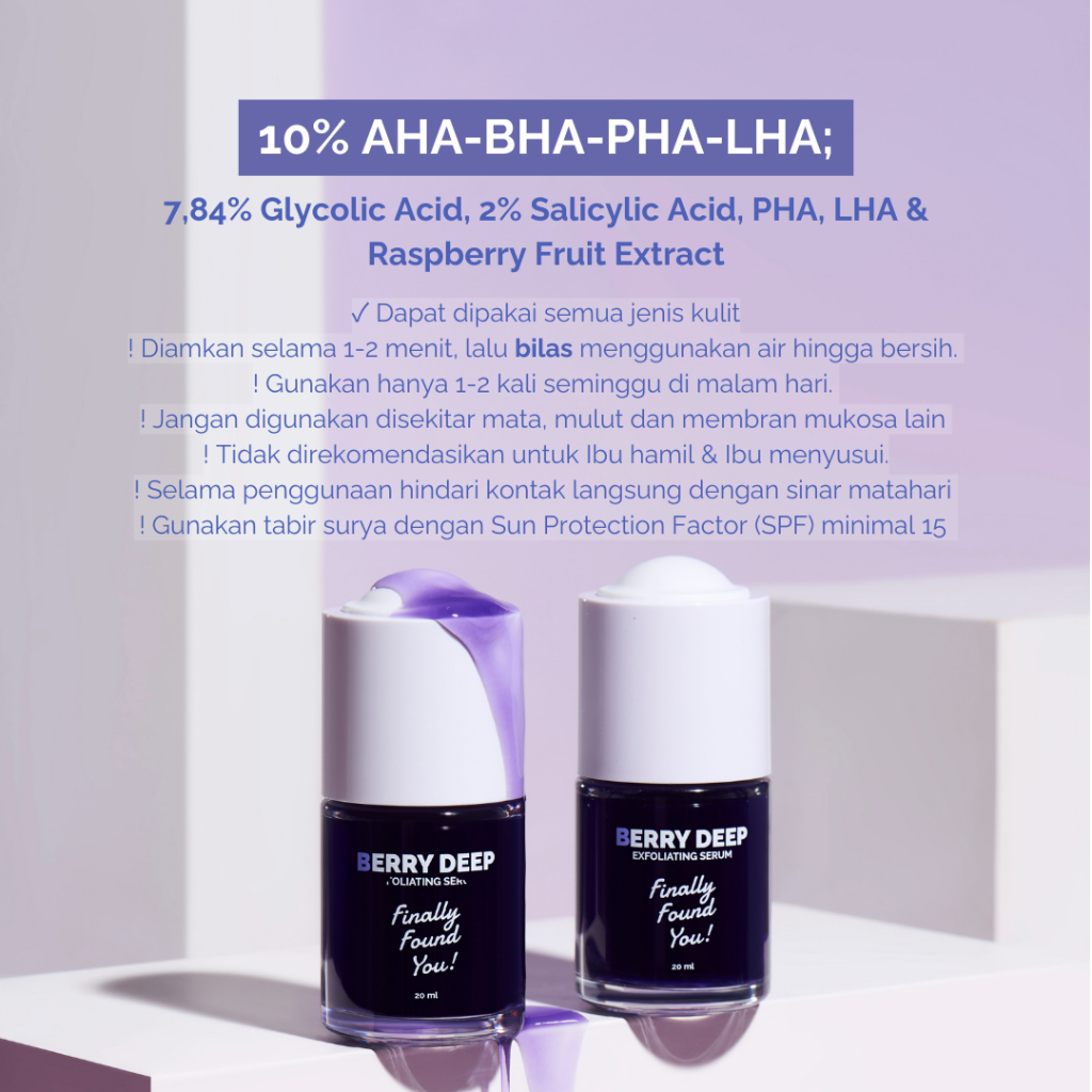 Jual Finally Found You! BERRY DEEP Exfoliating Serum 20ml - Serum ...