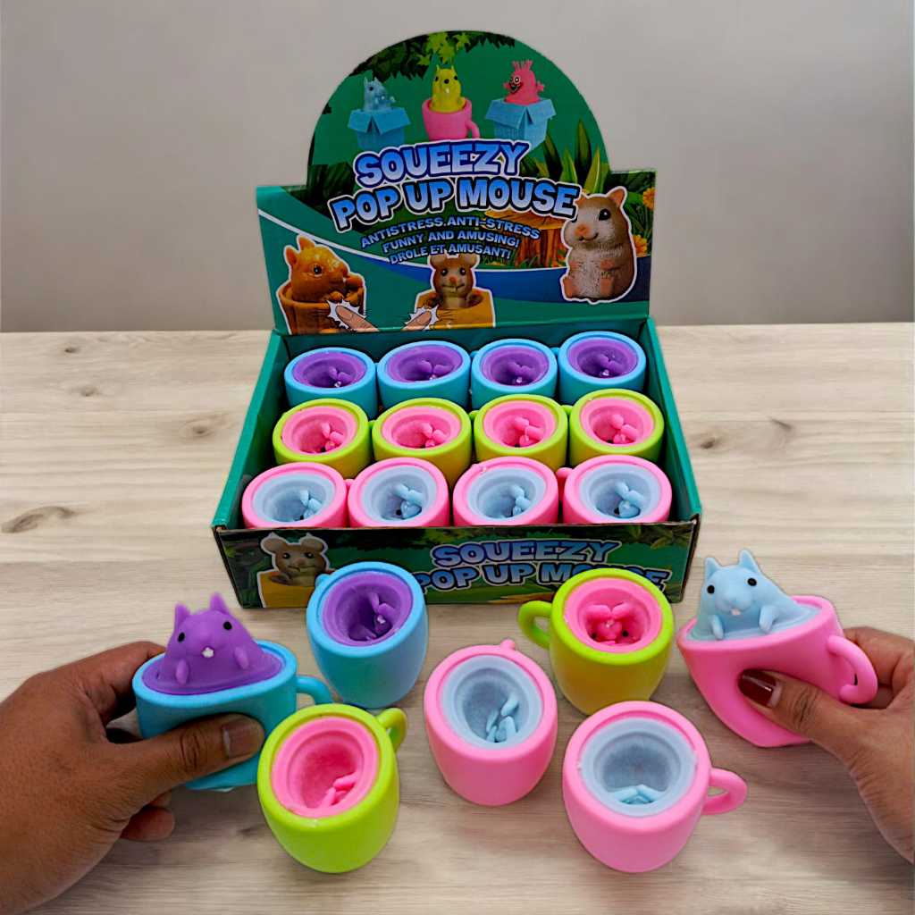 Jual Mainan Squishy Karet / Popup Karakter Silikon Squeeze / Aman Untuk ...