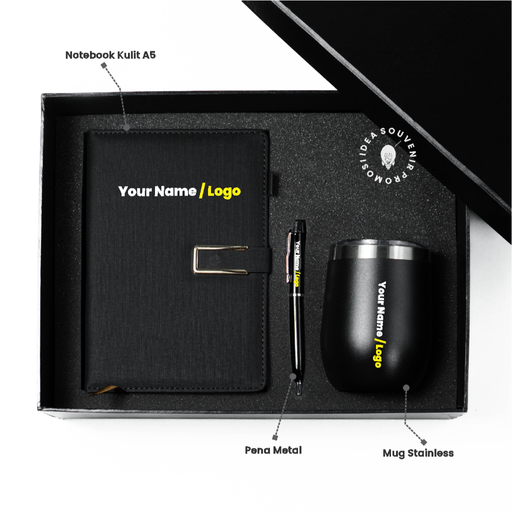 Jual Custom Gift Box Notebook Mug egg Pena free sablon merchandise ...