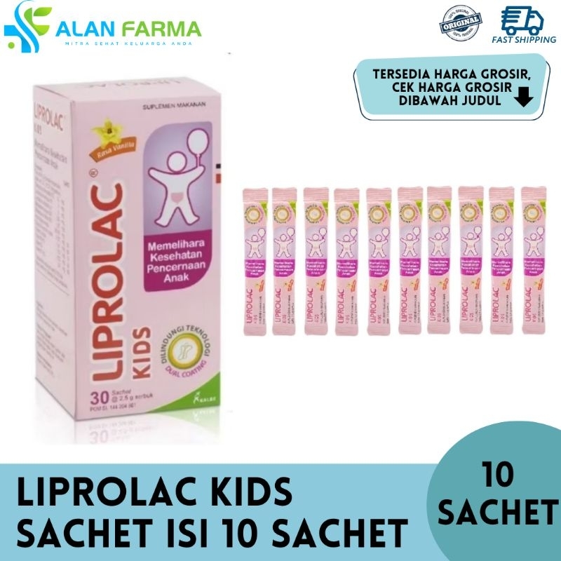 Jual Liprolac Kids 10 Sachet | Liprolac Sachet isi 10 | Liprolac ...
