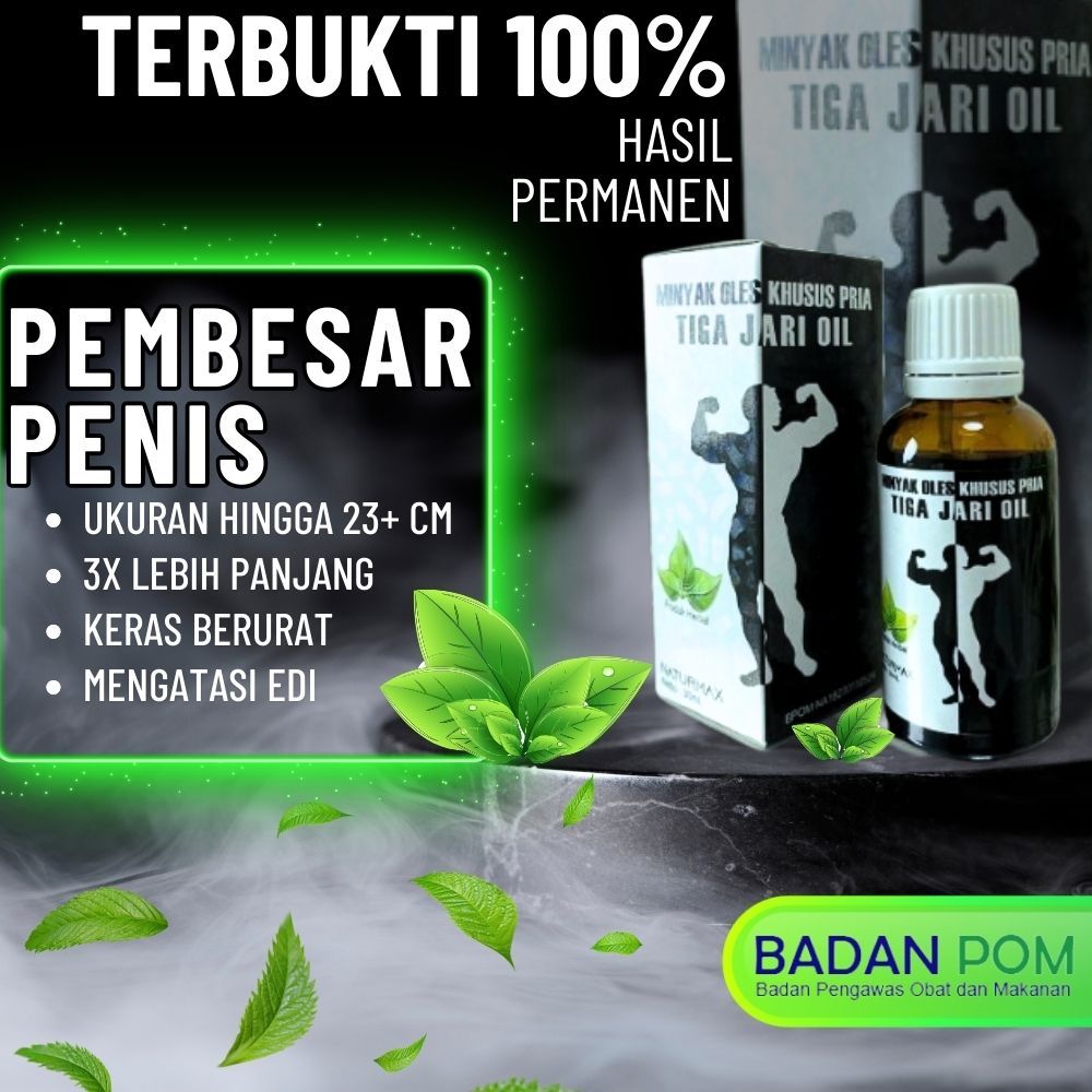 Jual PROMO PAKET HEMAT MINYAK OLES HERBAL ALAMI KESEHATAN PRIA Pembesar mr p Daun Bungkus Tiga ...