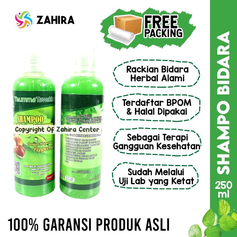 Jual Shampoo Bidara Plus Mint Kemiri Tsumma Tawakkal Murni 250ml ...