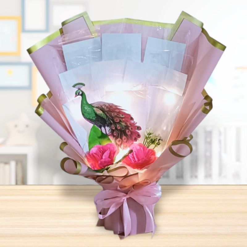 Jual (VIRAL) BUKET BUNGA / BUKET BURUNG MERAK /BUKET 10 SLOT / BUKET ...