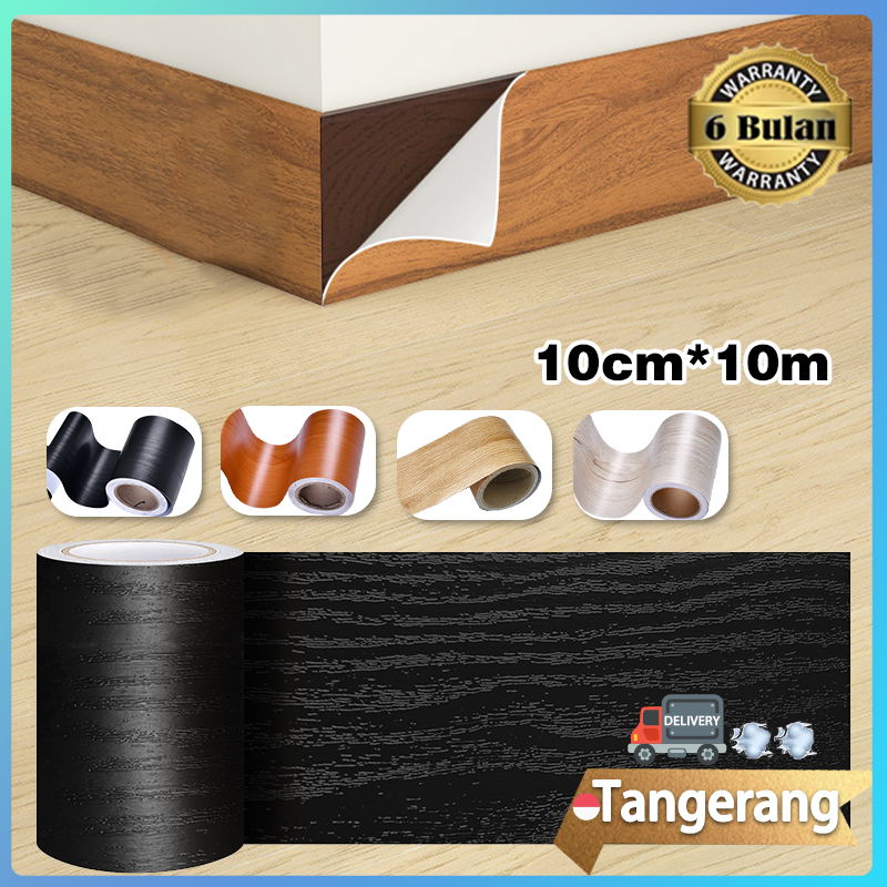 Jual Wall Border List Kayu 10cm X 10m Border List Motif Kayu Wallpaper ...