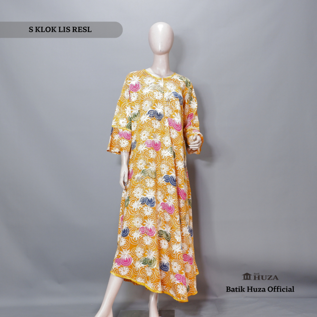 Jual Batik Huza Daster Panjang S Klok Lis RESL LD 120 | Shopee Indonesia