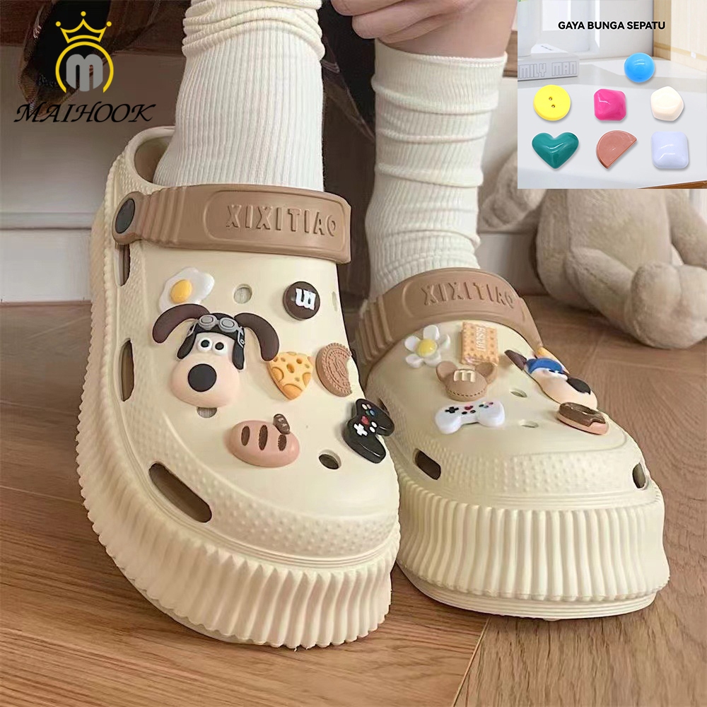 Jual MAIHOOK Sandal Baim Wedges Eva Anti Slip Sandal Kodok Dewasa ...