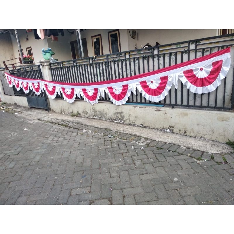 Jual BENDERA TERAS 10GELOMBANG MODEL KIPAS | Shopee Indonesia