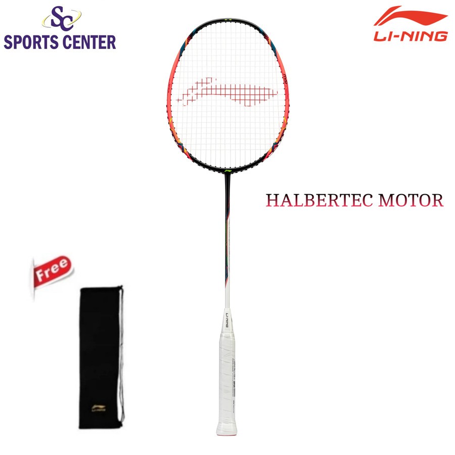 Jual New Raket Badminton Lining Halbertec Motor AYPU075 Neon Pink ...