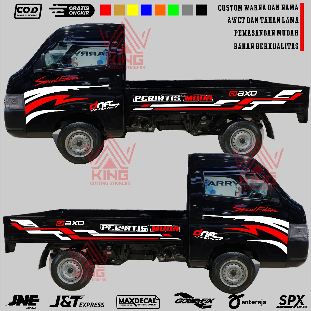 Jual Stiker mobil pick up Carry pick up Suzuki List stiker pickup ...