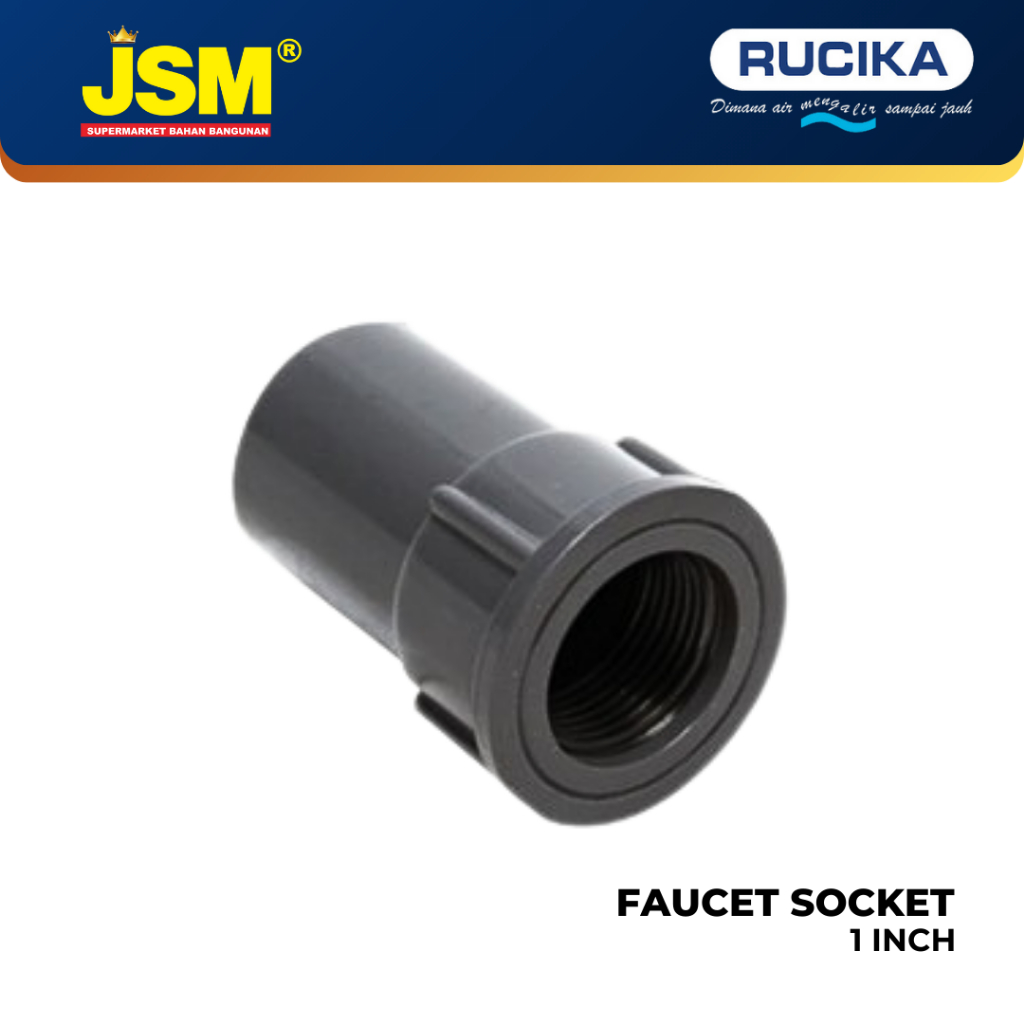 Jual RUCIKA SOCKET DRAT DALAM 1 INCH (AW) - JSM Supermarket Bahan ...