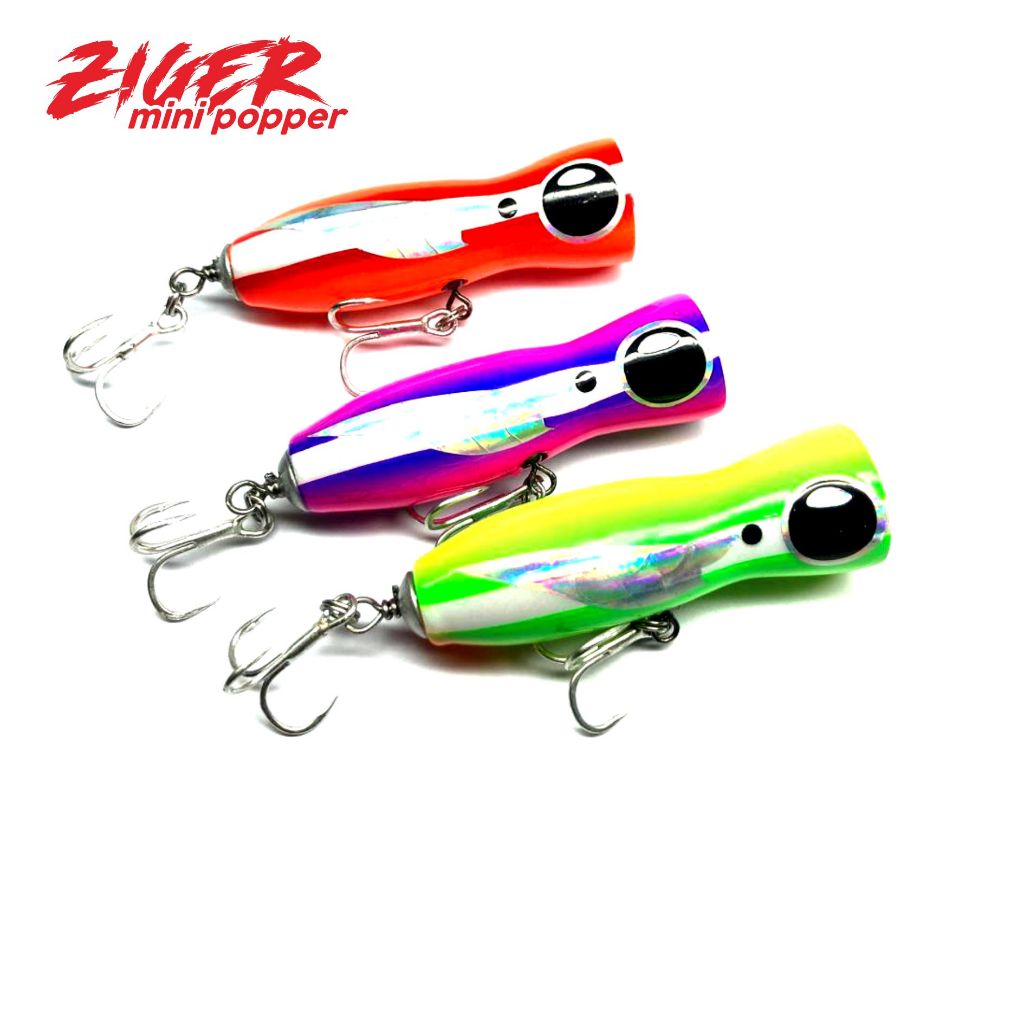 Jual umpan mini popper 5 6 7 cm bahan kayu | Shopee Indonesia