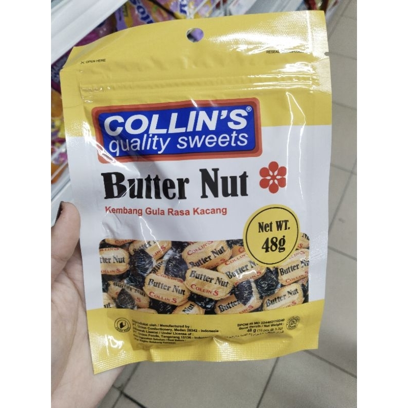 Jual COLLINS Butter nut Candy - Permen rasa kacang | Shopee Indonesia