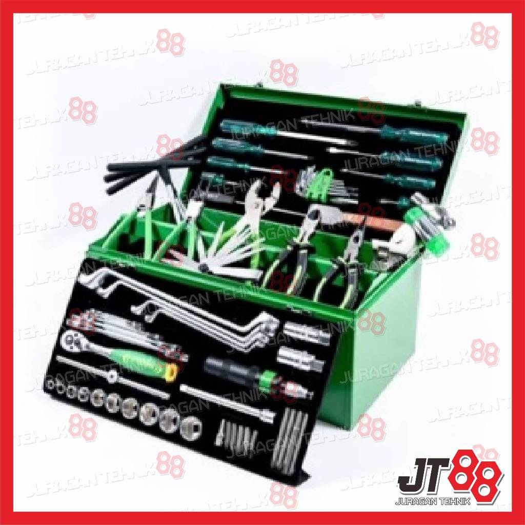 Jual TEKIRO TOOL KIT MEKANIK BENGKEL 59PCS- TOOL SET MECHANIC TOOLS 59 PCS | Shopee Indonesia