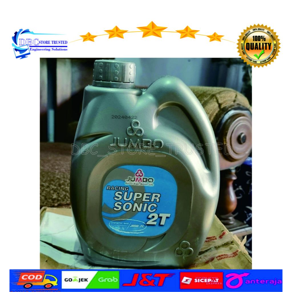 Jual Oli Jumbo 2 T 1L Super Sonic original , Oli Samping | Shopee Indonesia