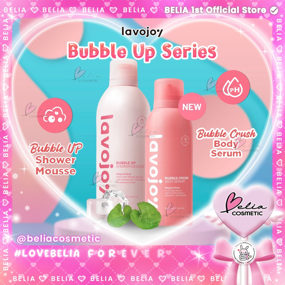 Jual BELIA LAVOJOY Bubble Series | Bubble Crush Body Serum Magical Duet | Bubble Up Shower ...